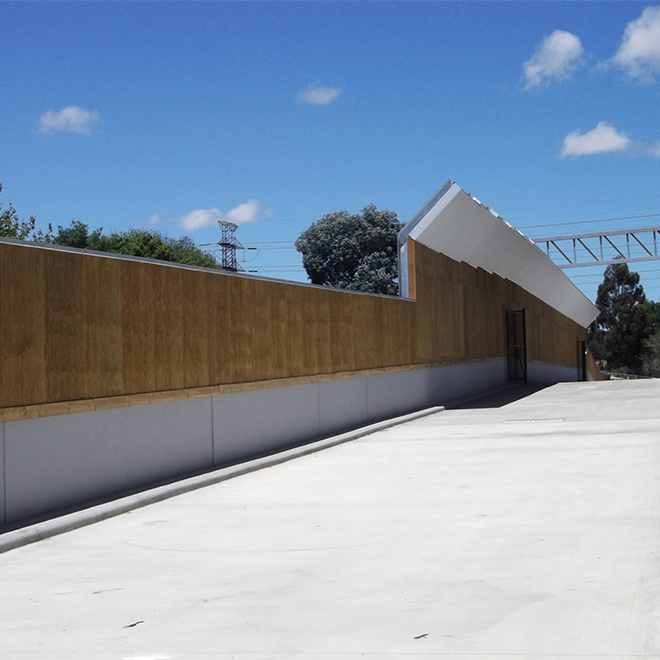 Commercial and Industrial Plywood Acoustic Fences - Lee Group